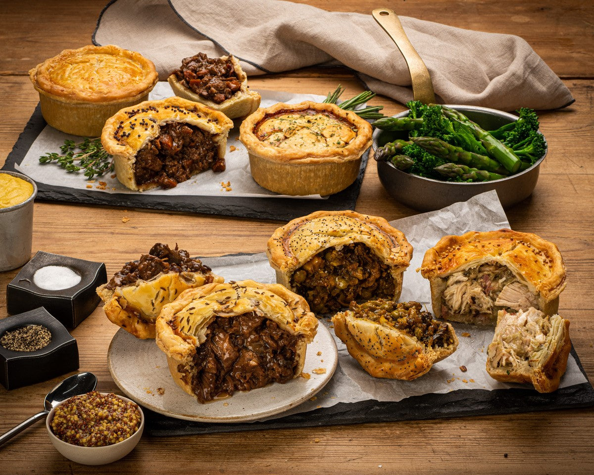 The Yorkshire Taster Box - 6 Different Pies in One Box (Box of 6 x 250 ...