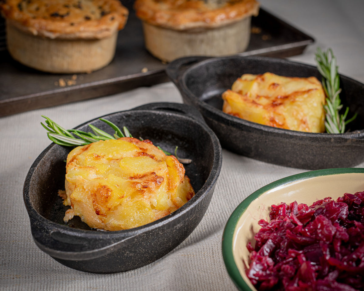 Cheesy Potato Gratin (2 x 100g) – Yorkshire Handmade Pies
